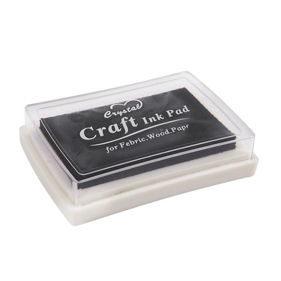 Promotion--Black Ink Pad Inkpad Rubber Stamp  Print Craft No