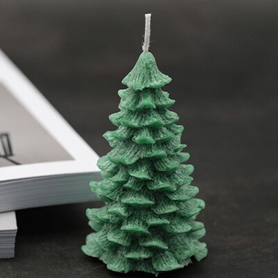 Three-dimensional Christmas Tree Candle Silicone Mold Handma