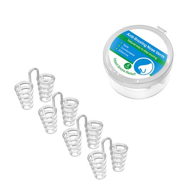 Silicone Nose  Magnetic Anti Snore Stopper Silent Sleep Non