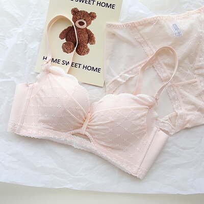 VALINGNSL法式蝴蝶结文胸套装