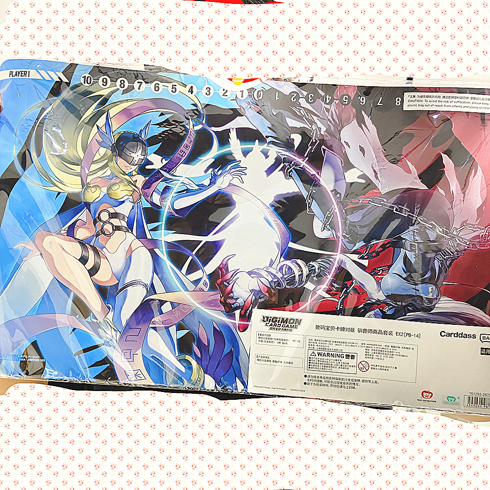 钢铁苍穹万代 DTCG数码宝贝 EX2 PB-14天女兽女恶魔卡垫无卡牌_虎窝淘