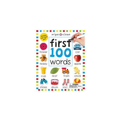 《可擦写启蒙100词（螺旋装订含笔）》Wipe Clean: First 100 Words (Enclosed Spiral Binding): Includes Wipe Clean Pen