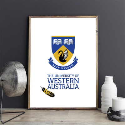 UWA西澳大学装饰画 卧室 办公 现代简约 卧室 客厅 背景墙 定制