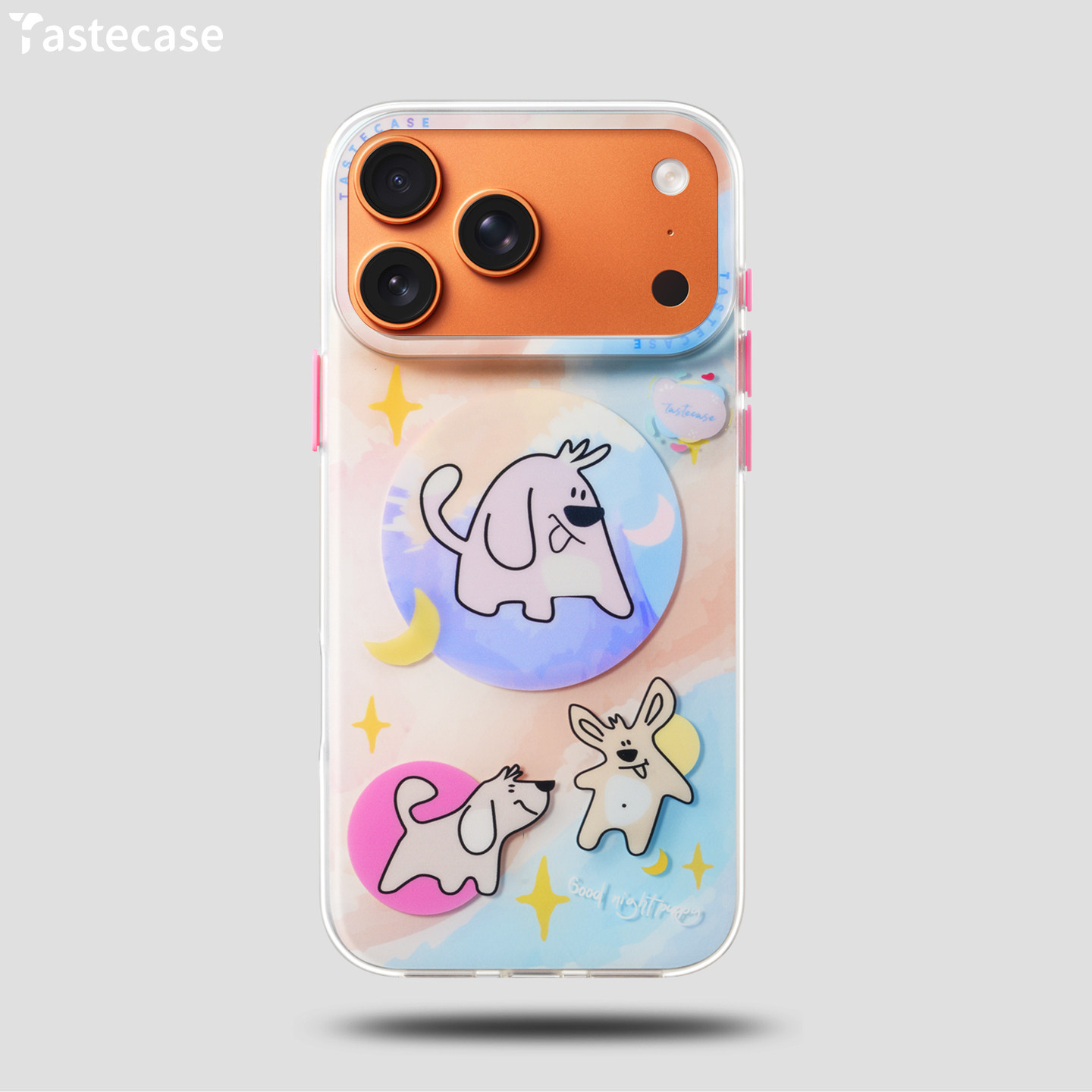 Tastecase月亮小狗奇妙夜磁吸手机壳适用苹果iPhone17ProMax/16Pro/15 MagSafe保护壳原创新款可爱小众防摔套