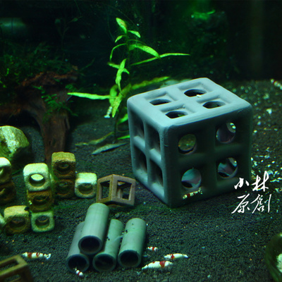 手工陶制方形躲避鱼礁虾窝