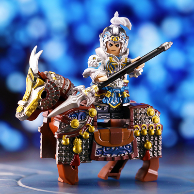 第三方三国赵子龙白龙驹战马人仔