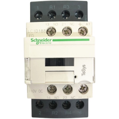原装正品 施耐德 四级接触器 LC1D188FD le18A 110VDC