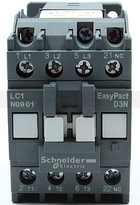 原装正品 施耐德 交流接触器 LC1-N0901M5N 220V 9A 常闭3a1b