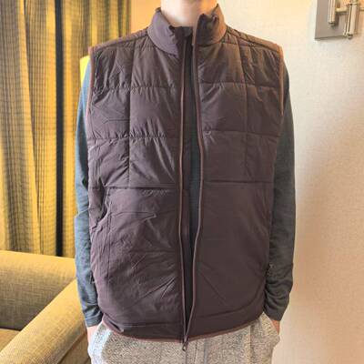 lululemon route ready lightweight insulated vest 男士棉马甲