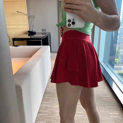 运动短裙带安全裤lululemon