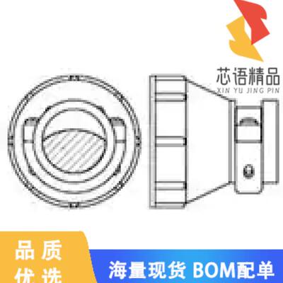 全新206510-1原装(CONN BACKSHELL W/CLAMP SZ 23 BL