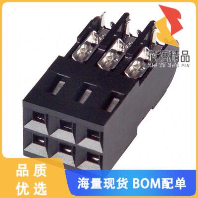 全新5-102393-1原装(CONN RCPT 6POS IDC 26-30AWG G