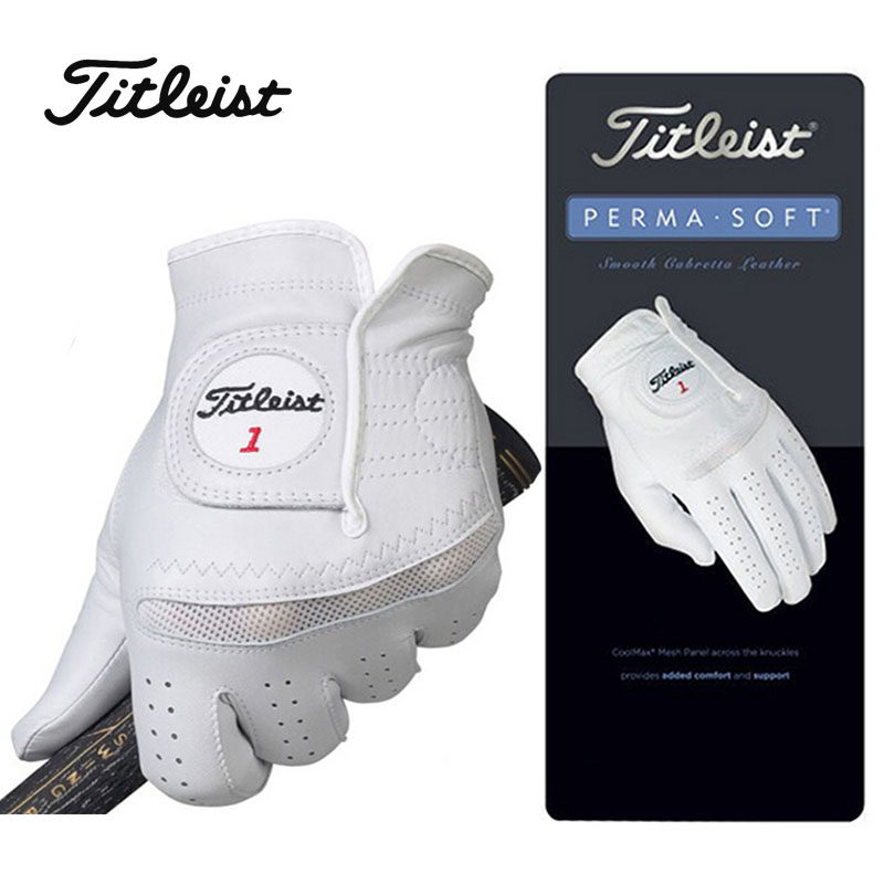 正品Titleist 巡回赛高尔夫手套男士Perma-Soft小羊皮高尔夫手套