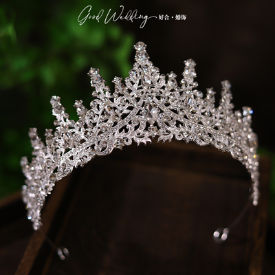 新款水钻合金巴洛克大王冠气质