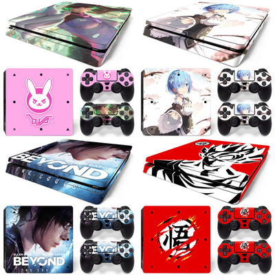 PS4 Slim 游戏机全身贴纸 全身贴 保护贴 机贴