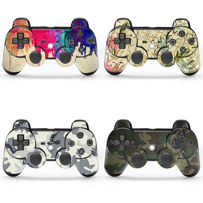 PS3游戏手柄贴纸 迷彩PS3 Slim手柄贴纸贴膜 手柄贴膜 保护膜skin