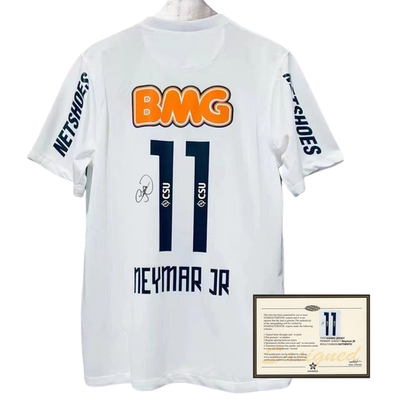 1213 Santos Neymar printed signed football jerseys shirt