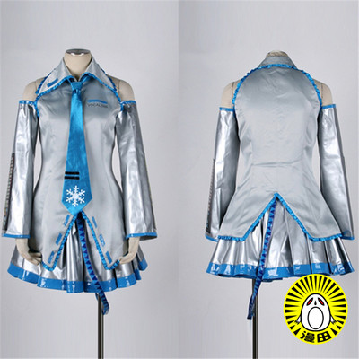漫田 VOCALOID  雪初音 cosplay服