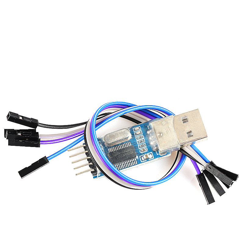 PL2303HX/USB转TTL升级板中九升级线硬盘路由刷机线送5条杜邦线_虎窝淘