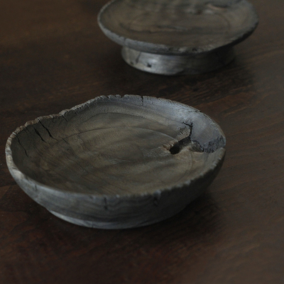 合行序 壶承 干泡 阴沉乌木手作 自然残缺 侘寂美物