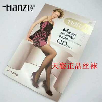 3/6双天姿夏季12d超薄高筒袜