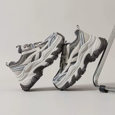 春达女鞋2026春季新款厚底时尚百搭舒适双网透气单里老爹鞋6821