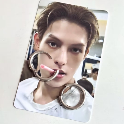 韩国cortis成员马丁同款素圈耳环