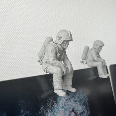 骷髅消防员3D打印桌面摆件