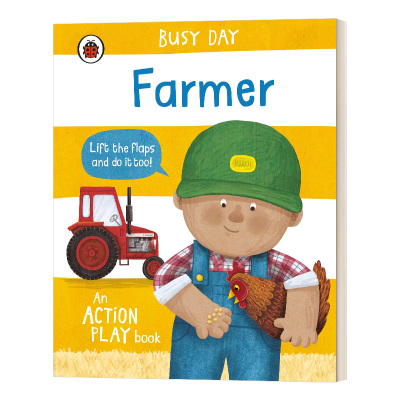 Busy Day: Farmer  忙碌的一天：农民  小瓢虫职业认知系列纸板书进口原版英文书籍