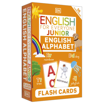 英文原版 English for Everyone Junior English Alphabet Flash Cards 人人学英语 字母闪卡 卡片 英文版 进口英语原版书籍