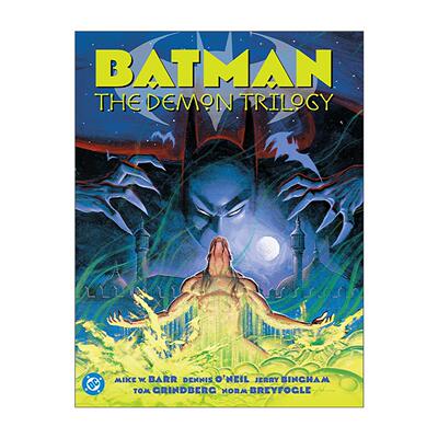 英文原版 Batman The Demon Trilogy 蝙蝠侠 恶魔三部曲 新版合集 DC漫画 精装收藏版 Mike Barr 英文版 进口英语原版书籍