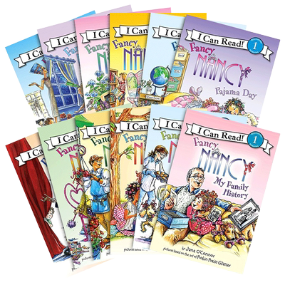 Fancy Nancy 漂亮的南希12册 英文原版 I can read 汪培珽一阶段 小俏妞希希 儿童英语启蒙绘本分级读物