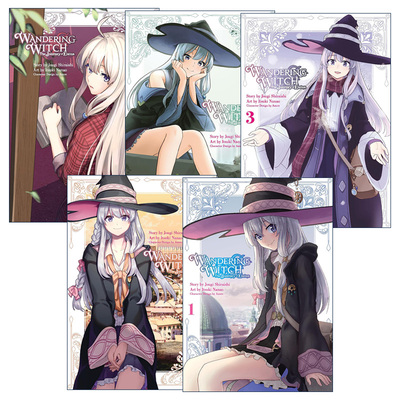 英文原版 Wandering Witch 魔女之旅系列1-5册 流浪女巫 同名动漫漫画 白石定规 英文版 进口英语原版书籍