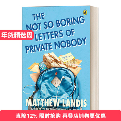 英文原版 The Not So Boring Letters of Private Nobody 那些不那么无聊的私人信件 儿童历史小说 英文版 进口英语原版书籍