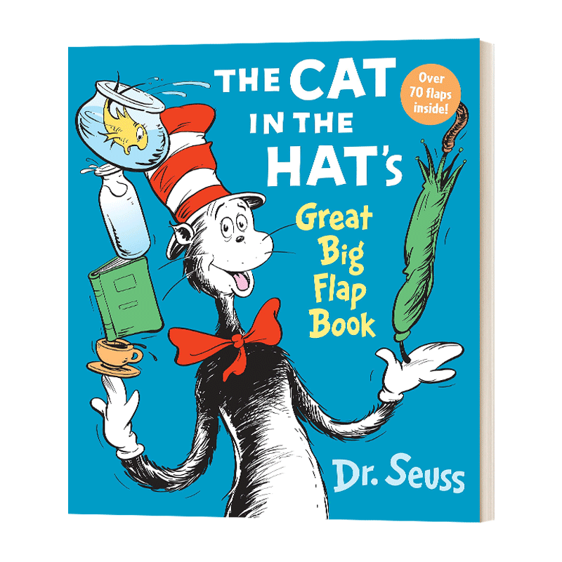 戴帽子的猫大开本纸板翻翻书