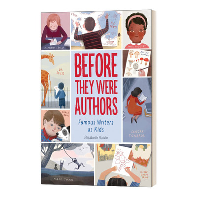 英文原版 Before They Were Authors Famous Writers as Kids  在他们成为作家之前 著名作家童年 英文版 进口英语原版书籍