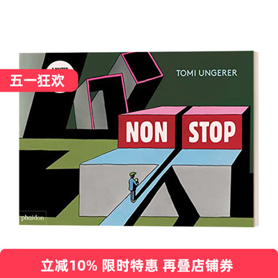 英文原版 Nonstop 好险！ 汤米·温格尔漫画 安徒生大奖作家 精装 英文版 进口原版英文书籍