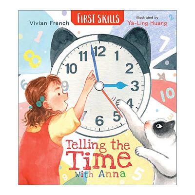 英文原版 Telling the Time with Anna First Skills 时间学习 和安娜一起报时 儿童启蒙认知绘本 英文版 进口英语原版书籍