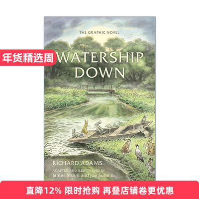 英文原版 Watership Down The Graphic Novel 兔子共和国 精装彩色漫画版 英文版 进口英语原版书籍