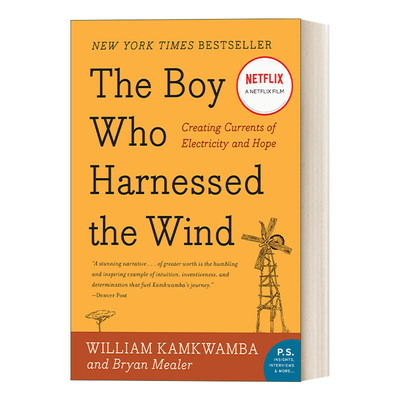 英文原版 The Boy Who Harnessed the Wind 驭风少年 进口原版英文书籍