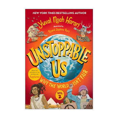 英文原版 Unstoppable Us Volume 2 势不可挡的人类2 不可阻挡的我们 人类简史 儿童插图历史科普百科 精装 英文版进口英语 书籍