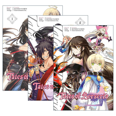 英文原版 Tales of Berseria (Manga) 狂战传说系列3册 绯夜传奇 同名JRPG游戏动漫漫画 Nobu Aonagi 英文版 进口英语原版书籍