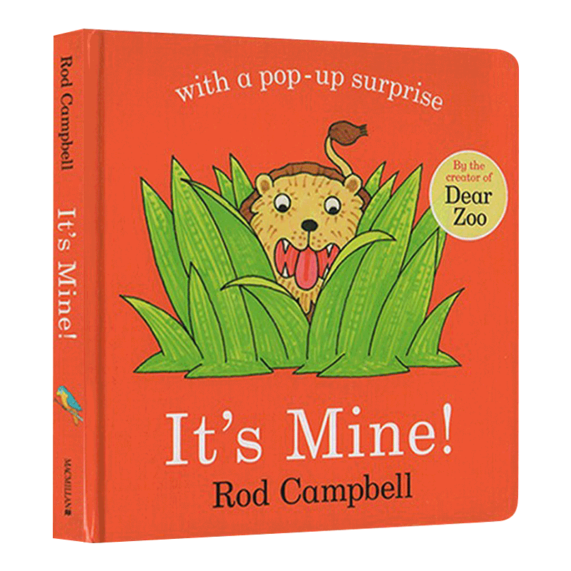 It's Mine!它是我的纸板翻翻书含立体页 Dear Zoo同作者Rod Campbell进口原版英文书籍_虎窝淘