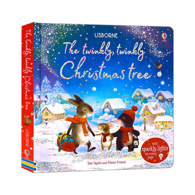 The Twinkly Twinkly Christmas Tree 圣诞发光书进口原版英文书籍