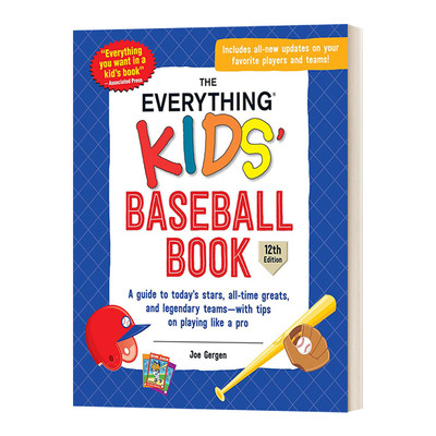 英文原版 The Everything Kids' Baseball Book, 12th Edition 孩子的百宝箱 棒球书 英文版 进口英语原版书籍