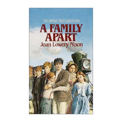 英文原版 Orphan Train Adventures 01 A Family Apart 孤儿列车历险记1 分离的家庭 儿童历史小说 四次爱伦坡奖得主