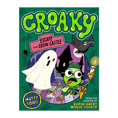 英文原版 Croaky Escape From Crow Castle 青蛙呱呱 逃离乌鸦城堡 牛津全彩插图幽默搞笑章节桥梁书 英文版 进口英语原版书籍