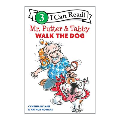 英文原版 Mr.Putter and Tabby Walk the Dog 普特先生和虎斑猫遛狗 I Can Read Level 3分级阅读 英文版 进口英语原版书籍
