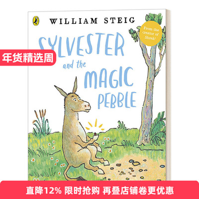 英文原版 Sylvester and the Magic Pebble 驴小弟变石头 威廉·史塔克绘本 英文版 进口原版英文书籍