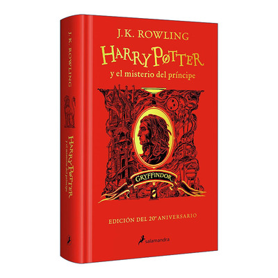 西班牙语原版 Harry Potter y el misterio del Principe 20 Aniv. Gryffindor 哈利波特与混血王子 格兰芬多版 进口原版书籍